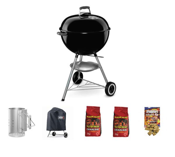 Weber Original Kettle BBQ (Black) Bundle - BBQs Plus