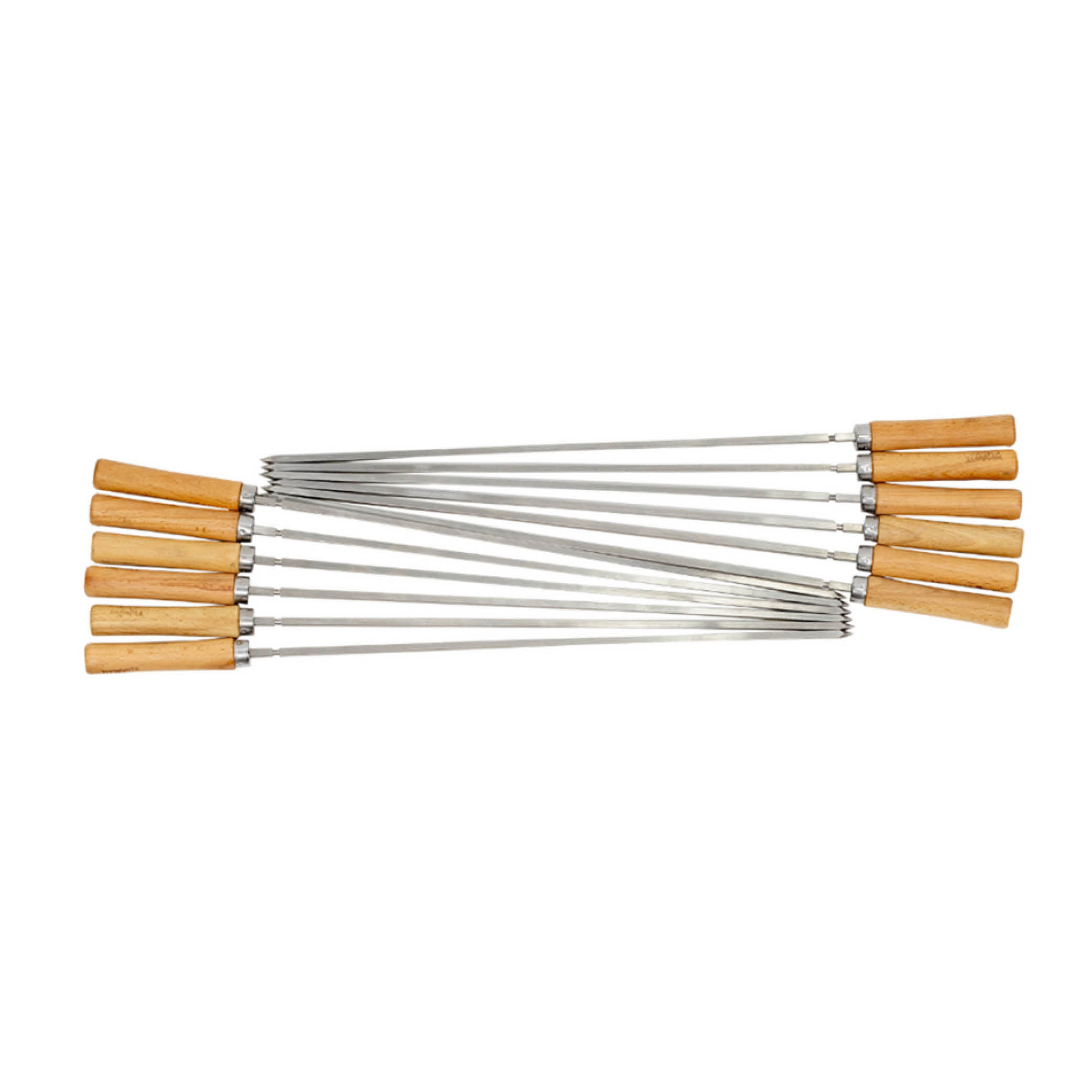 Set of 12 Cyprus Spit Roast Skewers - BBQs Plus